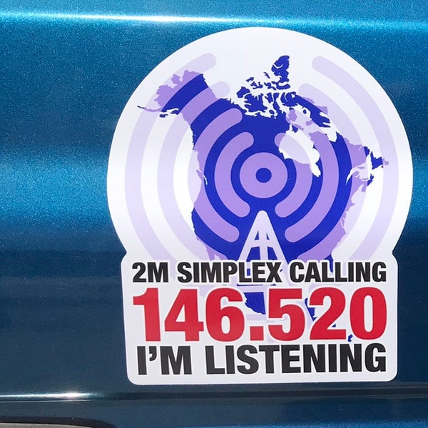 146.520 - 2m National Simplex Calling Frequency Decal - Amateur Radio ...