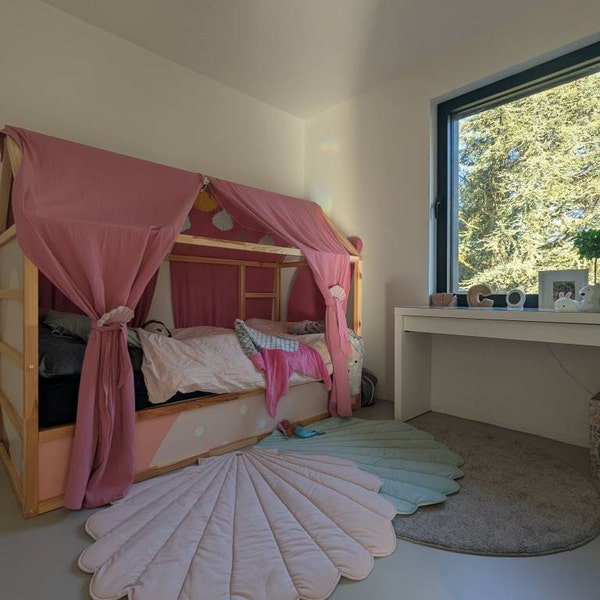 Canopy “ochre”,bed Canopy, Crib Canopy, Kids Room, Nursery, Canopy for ...