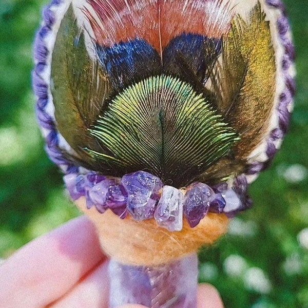 Shamanic Rattle. Unique Leather Maracas. Shamanic Tool. Spiritual ...