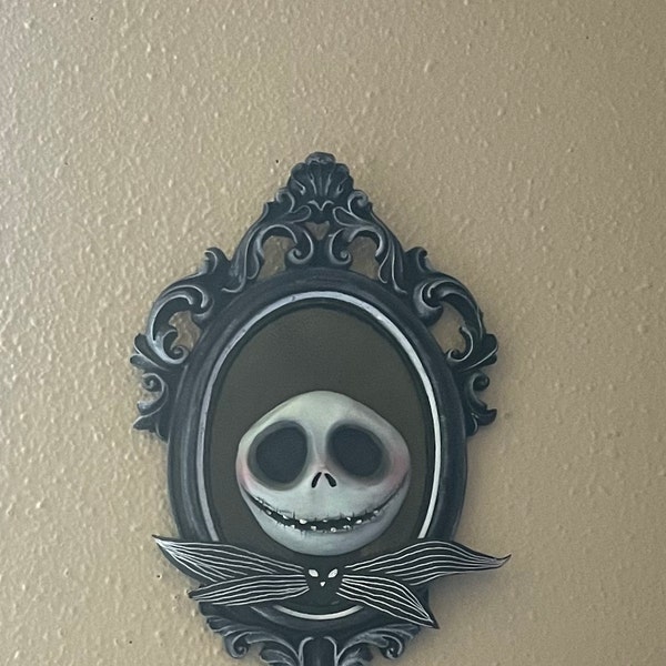 JACK FRAME- Spooky Home Decor Jack Skellington Frame Halloween Decor ...