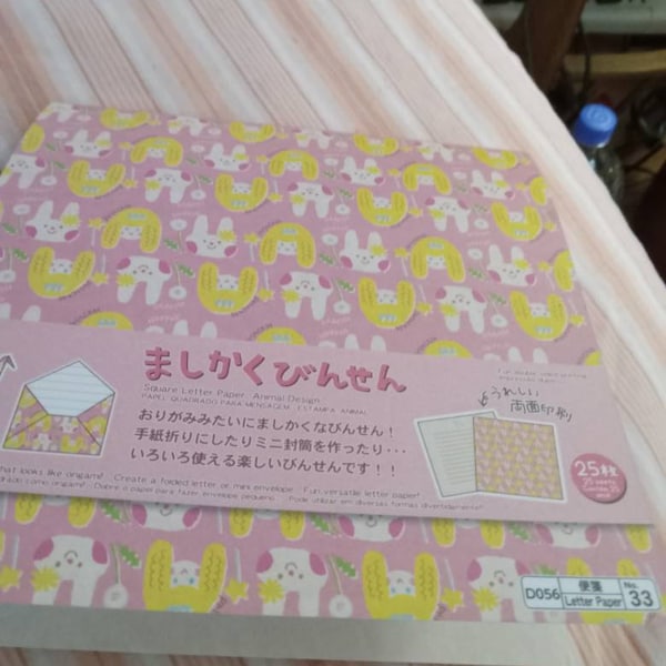 Kawaii Girl Letter Papers, Kawaii Letter Writing Paper, Kawaii Pen Pal ...