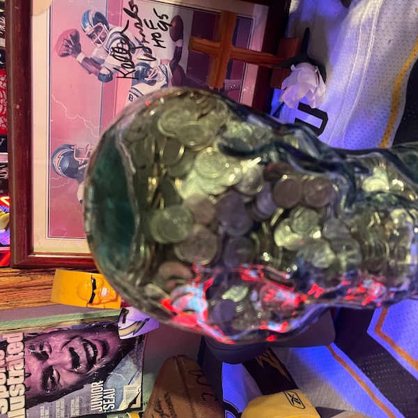 70s-80s Vintage Glass Skeleton Skull Head/ Clear Glass Skull/ Glass ...