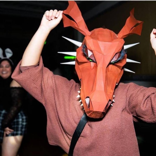 DRAGONA SHREK MASK Diy - Etsy
