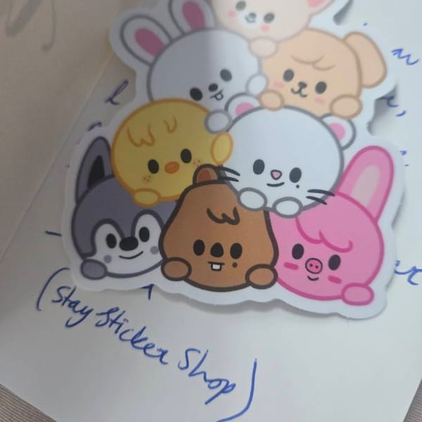 Stray Kids SKZOO Vinyl Stickers Cute Gifts for Stray Kids Fans Bang ...
