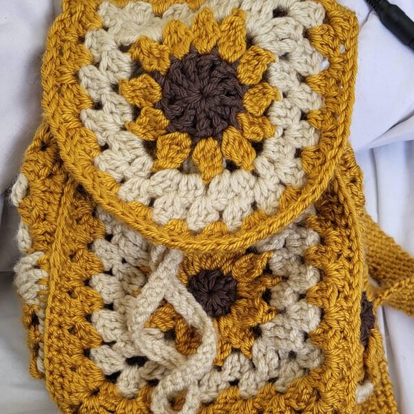 MINI Sunflower Backpack PDF Pattern! With Adjustable AND Removeable ...