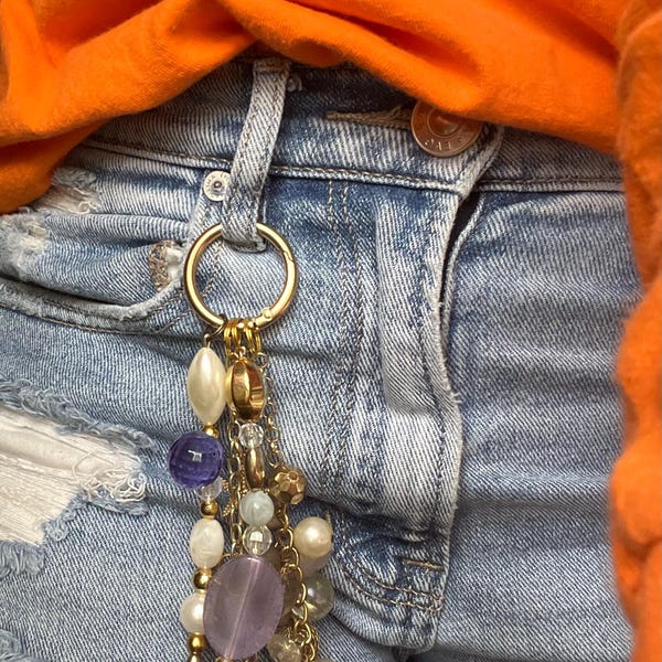 Upcycled Dopamine Bag Charms (aka Junk Chains) – One-of-a-kind ...