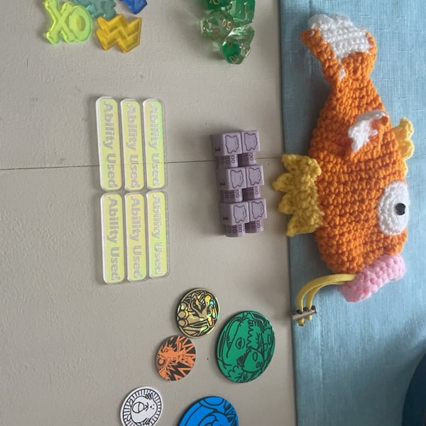 Keyforge Token Set With Box Worlds Collide Ready Keys, Æmber, Damage ...