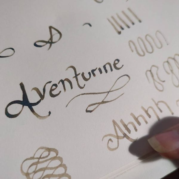Walnut Shimmer Red Calligraphy Ink | Calligraphy Kit | Handmade ...