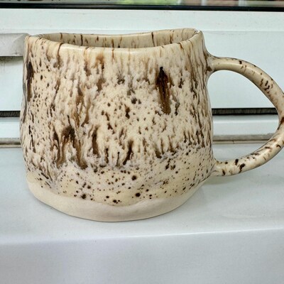 Dainty Flower Mug Handmade Ceramic Hand Painted - Etsy