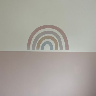 Large Rainbow Wall Sticker, Large Rainbow Wall Decal, Decal, Wall ...