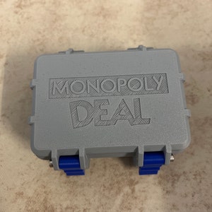 Monopoly Deal Game 3D Printed Rugged Box & Card Holder - Etsy