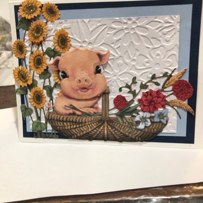 DIY Card Kit Fuchsia Card Kit Birthday Card Kit Valentines - Etsy