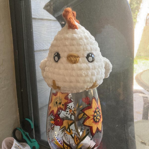 Crochet Chicken Fidget Toy Pattern, DIY Amigurumi Bird Tutorial ...