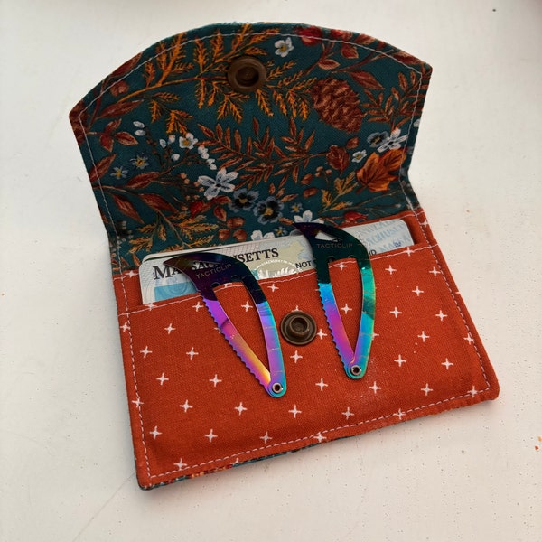 GOLDEN BIRDS - Mini Wallet | Small Fabric Wallet | Card Wallet | Travel ...