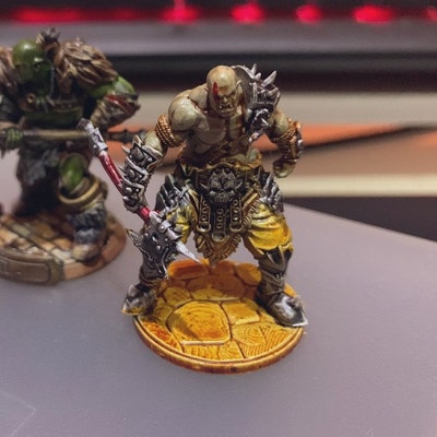 Orc Orog / Half-orc Fighter Barbarian DND Resin 28mm Scale Dungeons ...