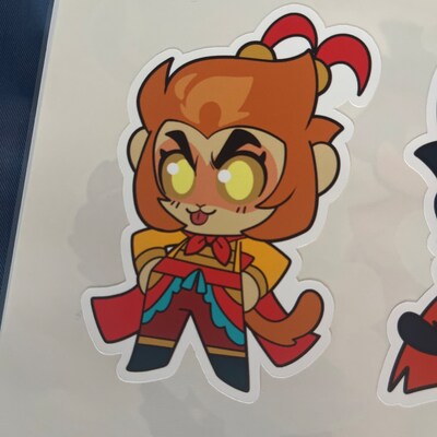 Chibi Party MK and SWK Cardboard Cutout Sticker 3 Inch Matted Sticker ...