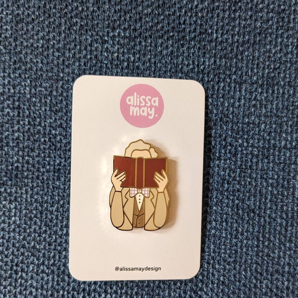 Belle Fictional Bookworm Enamel Pin Bookish Enamel Pin Fantasy Pin ...