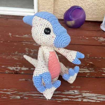 Parasalphosaurus, Dinosaur Crochet Pattern, Crochet Pattern, Crochet ...