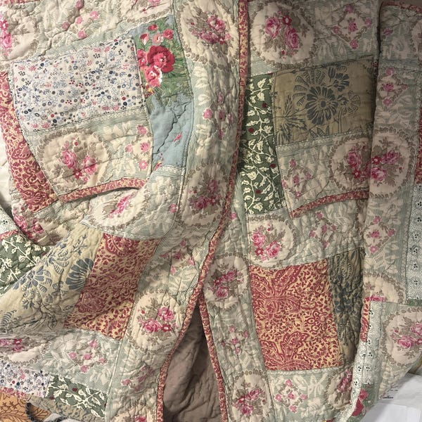 Quilt Jacket Handmade Unique Quilted Vintage Colorful Patchwork Jacket ...