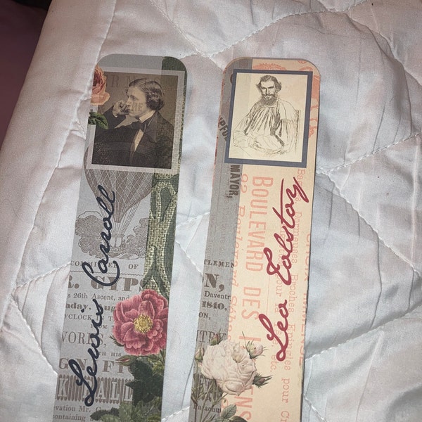 Author Bookmarks - 10 Bookmarks Featuring Classic Novelists. - Etsy UK