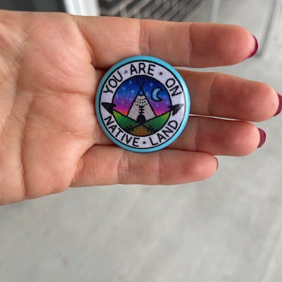 You Are on Native Land Pin - Etsy