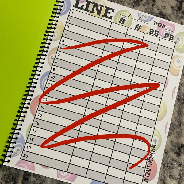 Line Pull-tabs PRINTABLE SHEET - Etsy