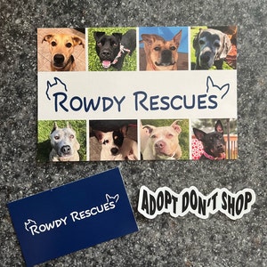 Adopt Foster Rescue Sticker Adopt Foster Rescue Dog Stickers - Etsy