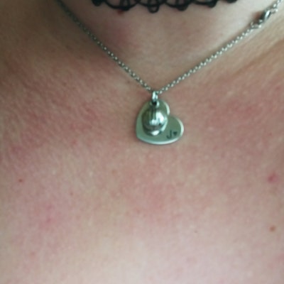 Ironworker's Wife Necklace Heart Necklace Construction - Etsy