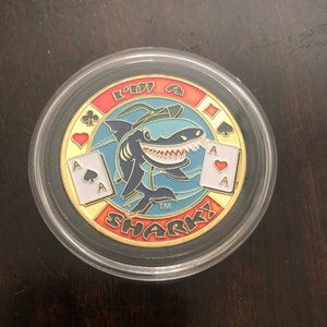 Triple Spade Spinner Suited Card Guard Poker Hand Protector Metal New ...