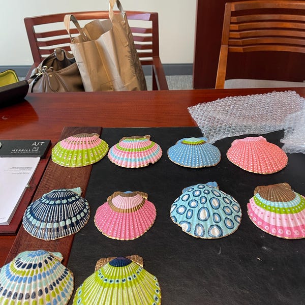 Custom Painted Seashells - Etsy