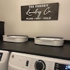 Laundry Sign, Custom Laundry Room Sign, Personalized Laundry Company ...