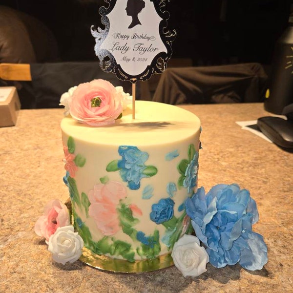 Personalized Bridgerton Cake Topper Regency Era Cake Topper Royalty ...