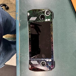 Red Abstract Watercolor Asus ROG Ally Skin, Protective ROG Ally Console ...