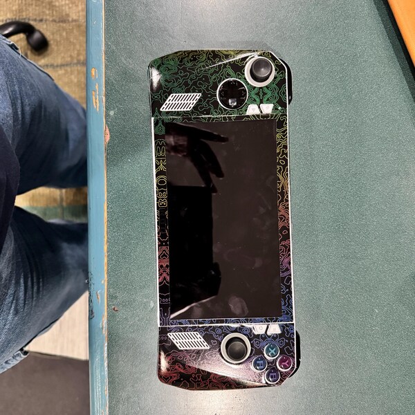 Abstract Black Asus Rog Ally Skin, Protective Rog Ally Console Case ...