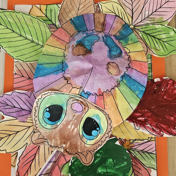 Autumn Craft | 3D Woodland Animal Collages Fox Hedgehog Owl - Instant ...
