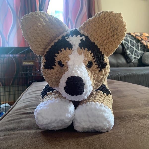 Crochet Corgi Dog Pattern: Little Biscuit Amigurumi Puppy Amigurumi Dog ...