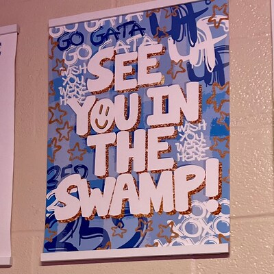 Choose Any 3 Custom College Wall Prints Any School, Any Colors, Set of ...