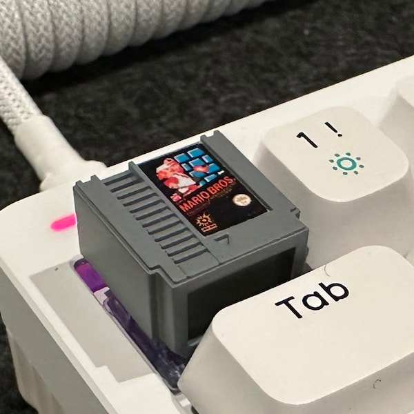 Custom NES Cartridge Artisan Keycap - Etsy