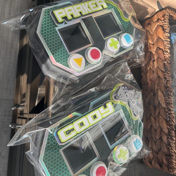 Gamer 3D Numbers or Letters, Gamer Party Decorations, Gamer Birthday ...