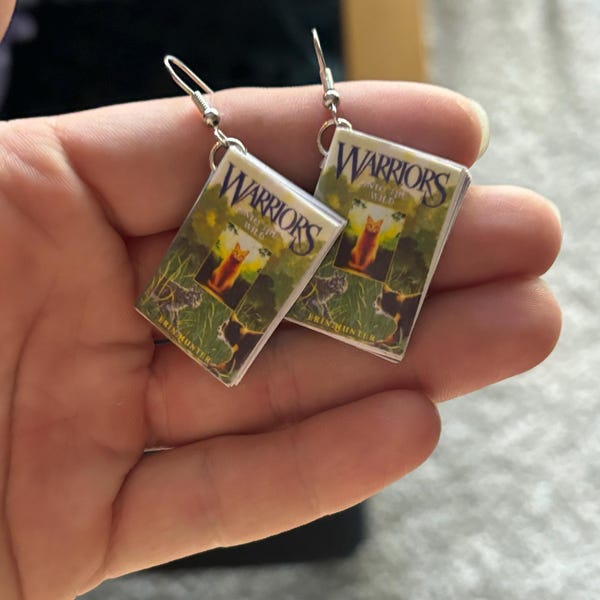 Warriors Cats Original: Book Earrings - Etsy