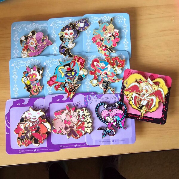 Pin-up Demon Martha Helluva Boss Hard Enamel Pin - Etsy