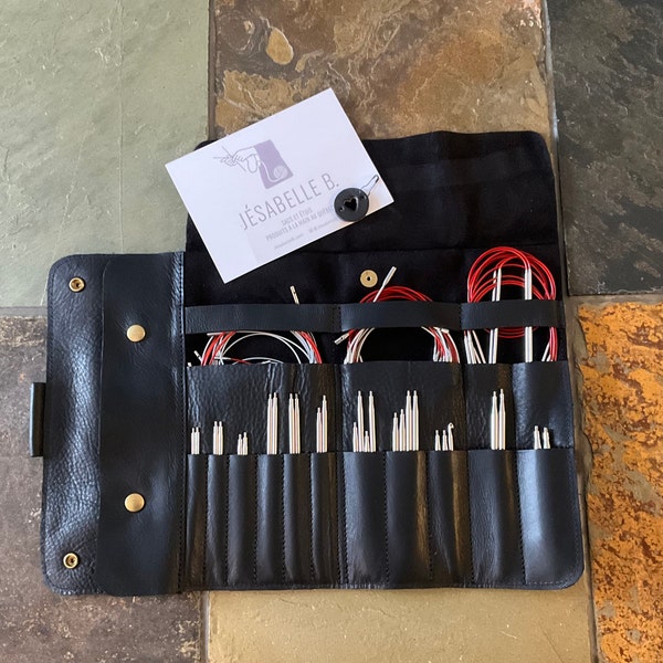 Case for Interchangeable Knitting Needle Set, Green Best of Case for ...