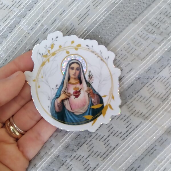 Sacred Heart of Jesus & Immaculate Heart of Mary Printable Image Bundle ...