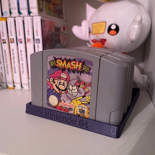 Retro Nintendo 64 Game Display Stand - N64 Games - Etsy
