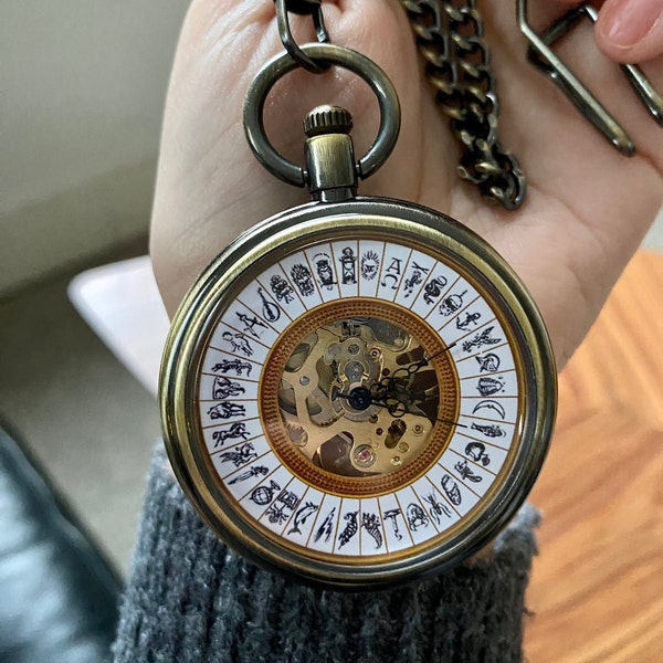 His Dark Materials Alethiometer. Mechanical Pocket Watch / Necklace ...
