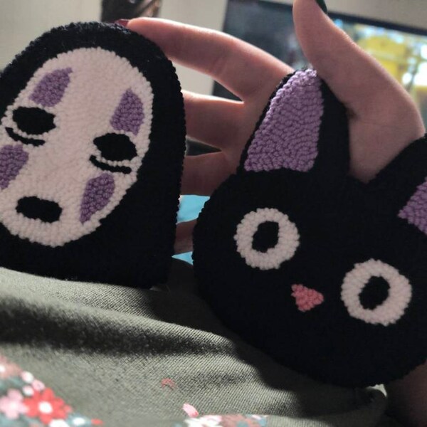 Punch Needle Coaster, Daisy Coffee Drink Coasters, Tufted Coaster ...