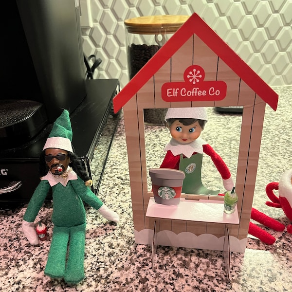 Elf Prop Elf Coffee Elf Drink Elf Cup - Etsy