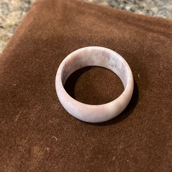 Natural Deer and Elk Antler Rings, Alternative Wedding Bands - Etsy