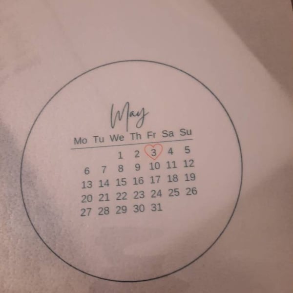 Trending Edible Digital Cake Calendar 2024, Birthday Edible Calendar ...