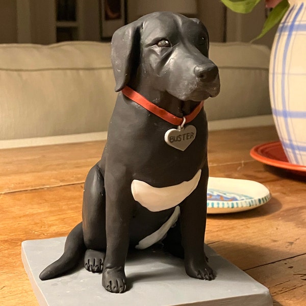 Custom Dog Figurine, Custom Dog Statue, Custom Pet Sculpture, Loss of ...